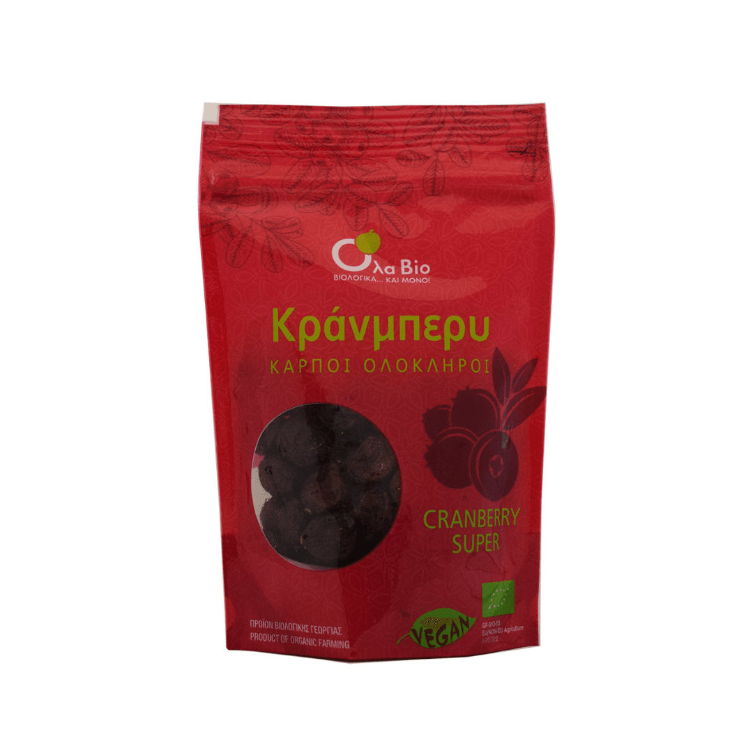 Βιολογικό Cranberry ολόκληρο 100γρ - Ola Bio - Planet Health